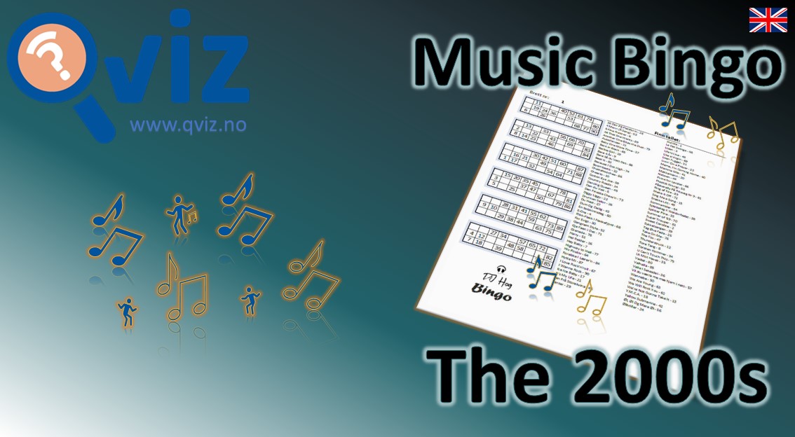 The 2000s - Music Bingo 90 - Qviz Musicbingos
