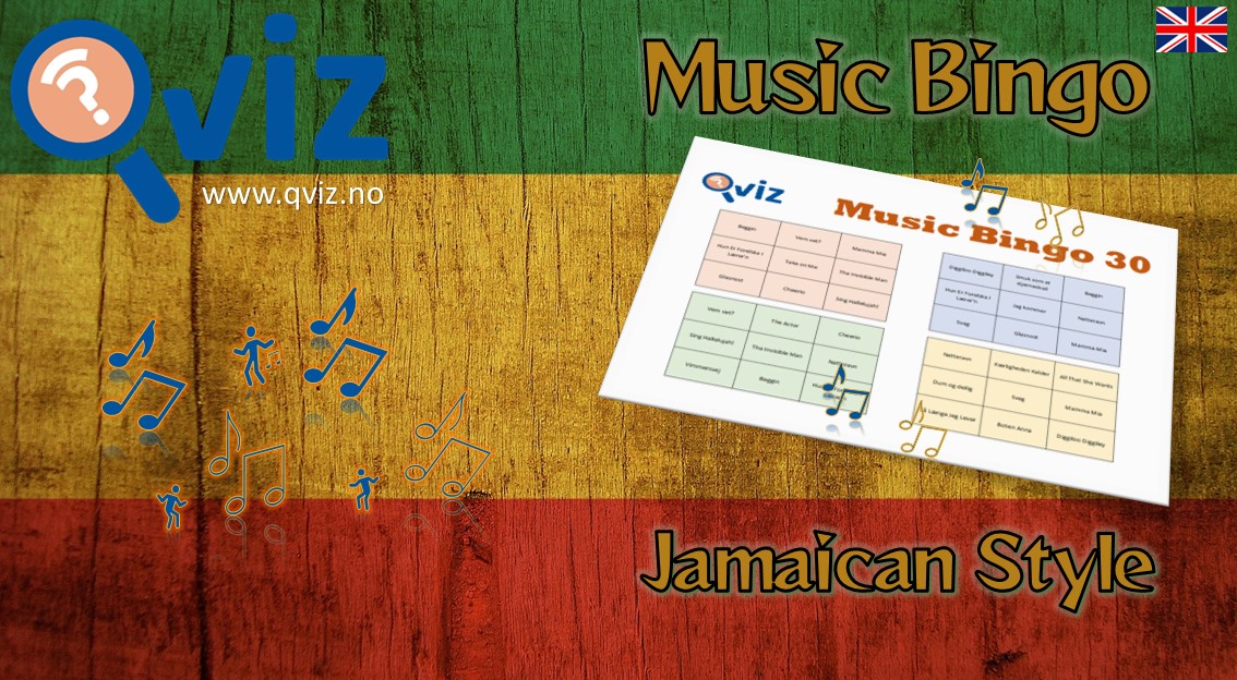 Jamaican Style - Music Bingo 30 - Qviz Musicbingos