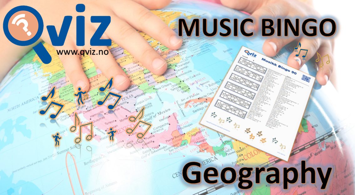 Geography - Music Bingo 90 - Qviz Musicbingos