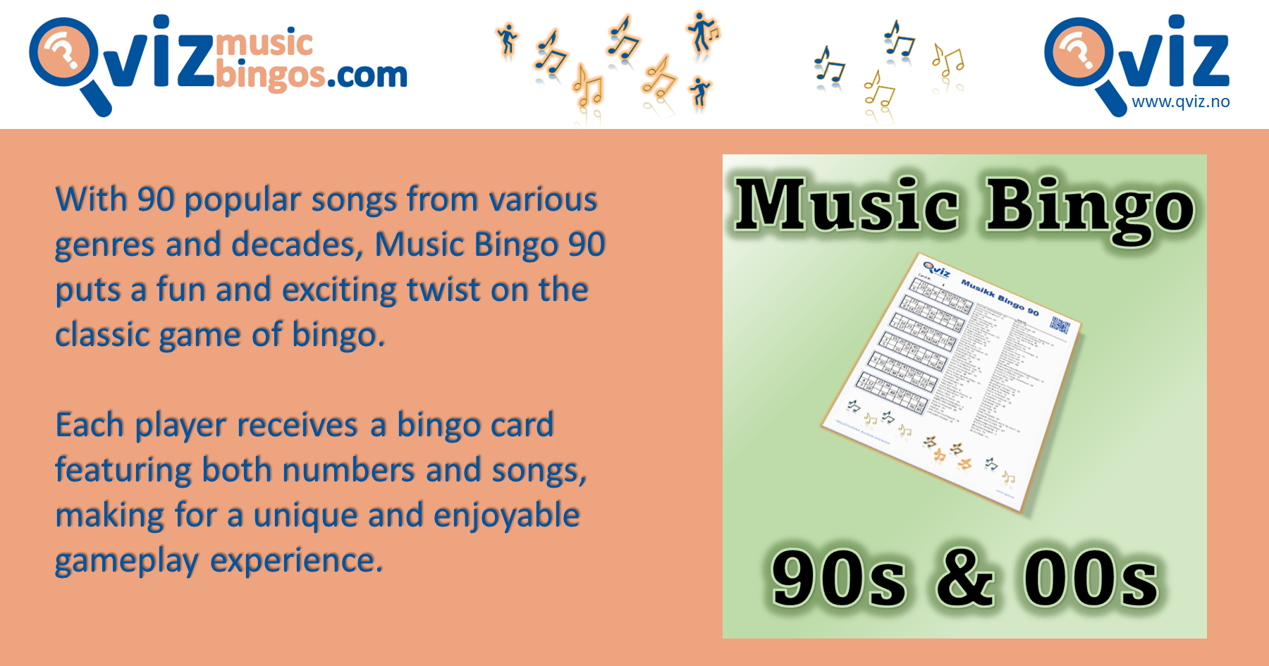 90s and 00s - Music Bingo 90 - Qviz Musicbingos